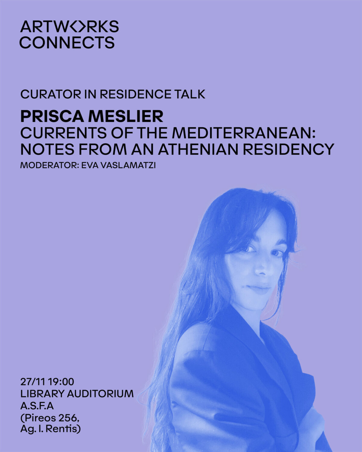 PUBLIC TALK: PRISCA MESLIER @ ASFA - artworks